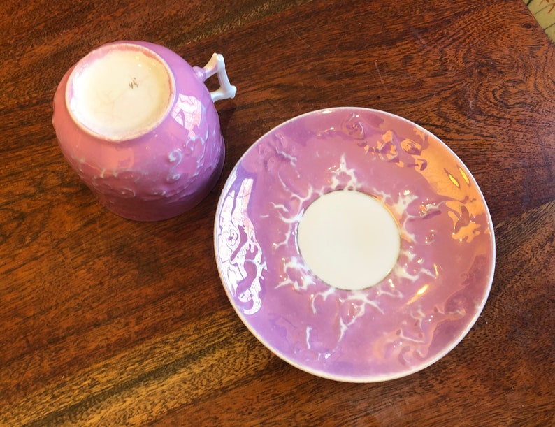 Antique 1800's Victorian Pink Porcelain Large Teacup / - Etsy