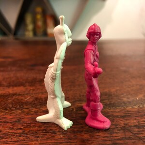 Set of 2 Vintage 1970's TIM-MEE TOYS Galaxy Laser Team Miniature Black ...