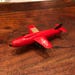 Vintage 1960s MARX 6.5" Red Plastic Friction Military Jet Toy - Doesn't ...