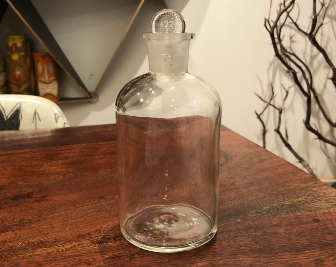 Vintage 1920's PYREX Chemistry Bottle With Ground Stopper - Vintage 20 ...