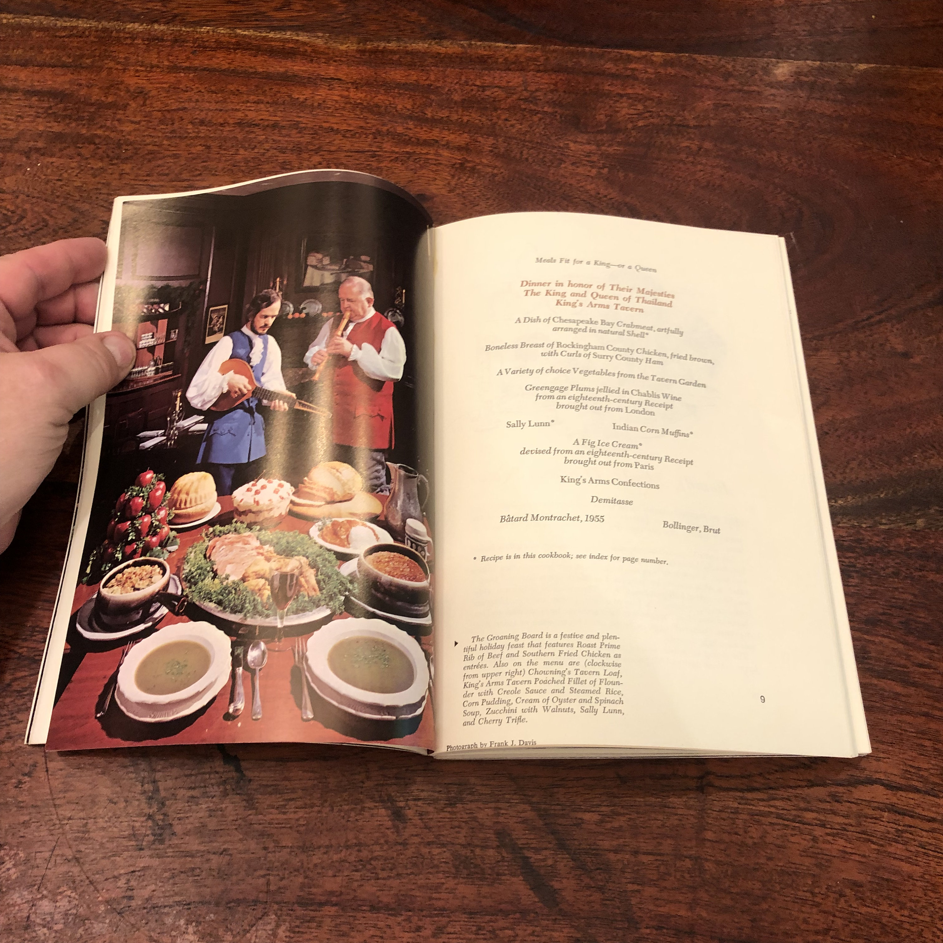 Vintage C. 1978 the Williamsburg Cookbook - Colonial Early American ...