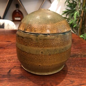 Vintage 1970s Signed & Handmade Glazed Stoneware Pottery Bud Vase by S ...