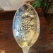 Mid Century Sheffield England Silver-plated Serving Spoon With Berries ...