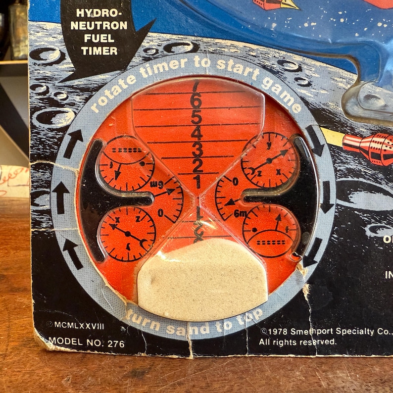 Vintage C. 1978 Space Squadron Outer Space Pinball Game by Smethport ...