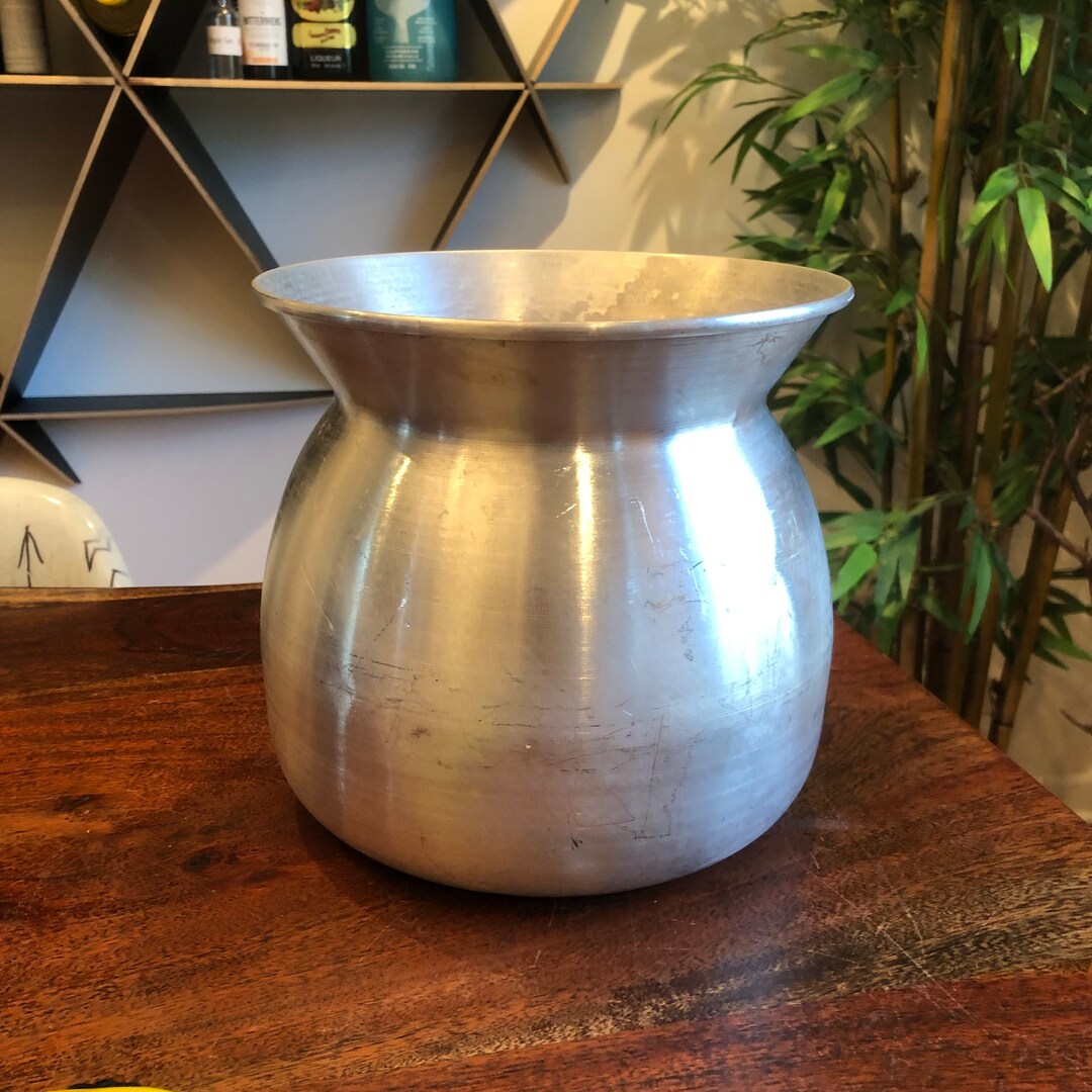 Mid Century Diamond Brand Aluminum Milk Bucket / Milk Pail - 22 C/m ...