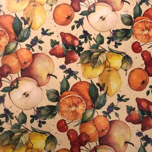 Vintage Italian Pressed Hardened Wood Pulp Ambrosia Fruit Themed ...