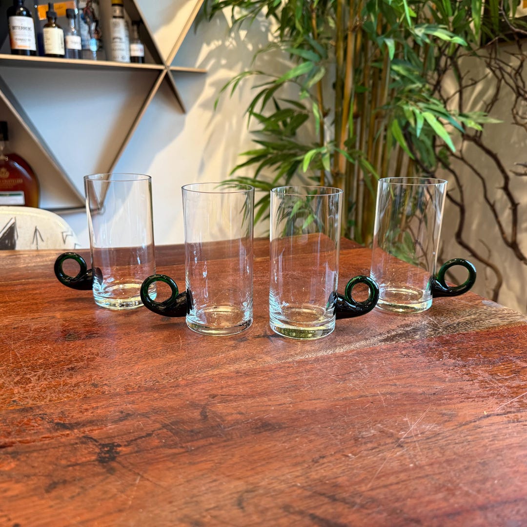 Set of 4 Vintage Lenox Bryce Glass 10 Oz. Irish Coffee / Hot Toddy ...