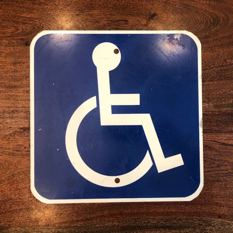 Handicapped Sign - Etsy