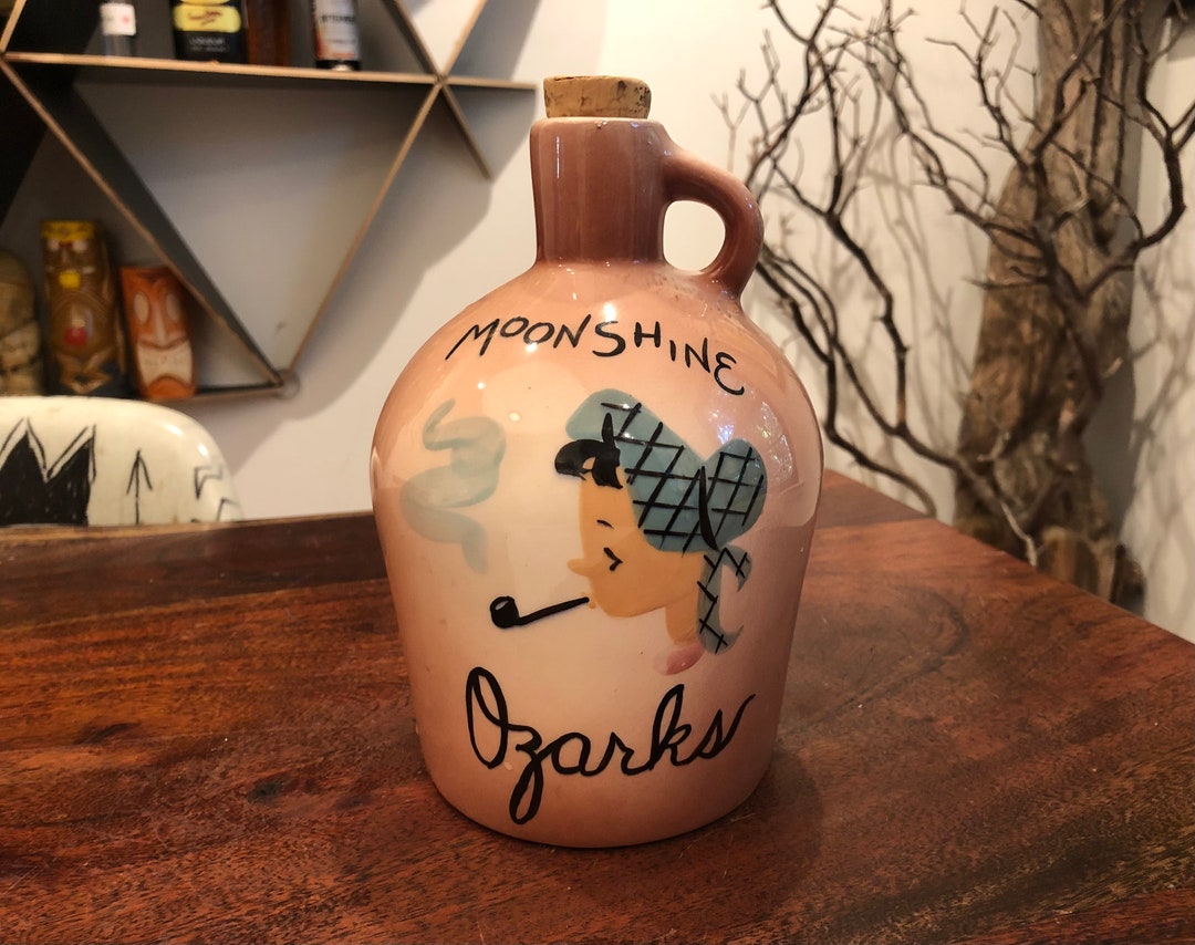 Mid Century Maw Moonshine Ozarks Souvenir Ceramic 36 Oz. Liquor ...
