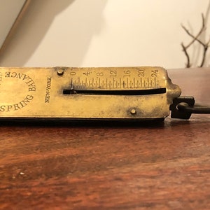 Antique 1800's Brass & Iron 24 Lb. CHANTILLON'S IMPROVED New York ...