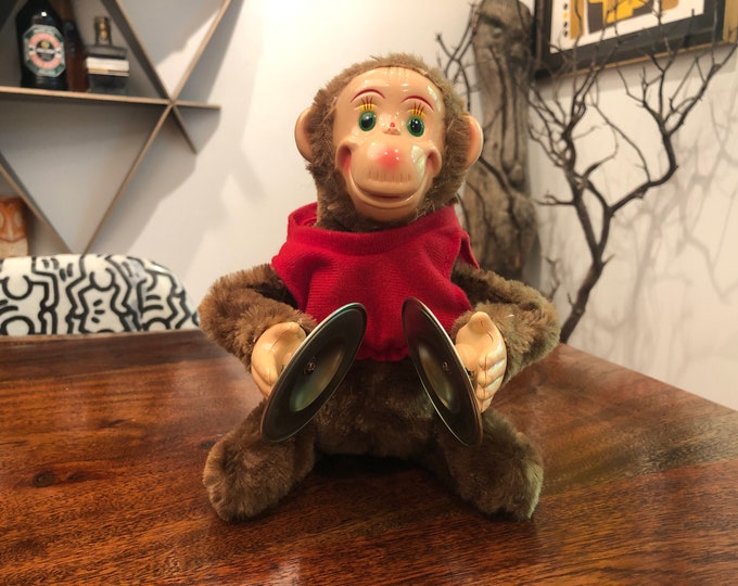 Vintage Monkey With Cymbals Battery Operated Toy by Westminster Inc ...
