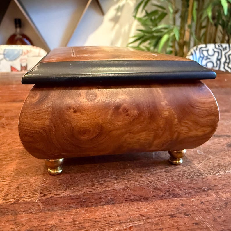 Vintage Sorrento Italy Gargiulo & Januzzi Pazza Tasso Inlaid Wood Music ...