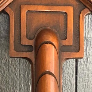 Vintage 1960's Traditional Colonial Style Mail / Letter Holder Wall ...