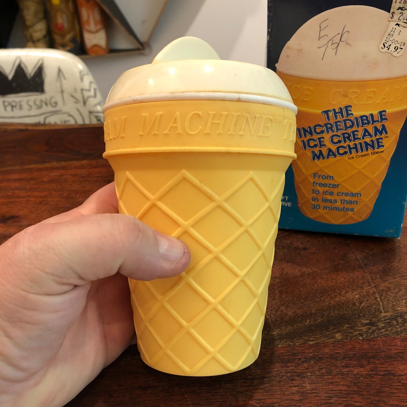 Vintage C. 1986 the Incredible Ice Cream Machine in Box With ...