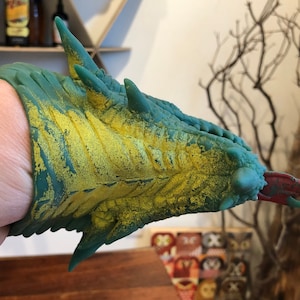 Vintage Schylling Children's Rubber Dragon Hand Puppet - Etsy