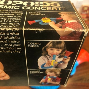 Vintage C. 1983 POPOIDS Cosmic Concert Construction Musical Horn Toy by ...
