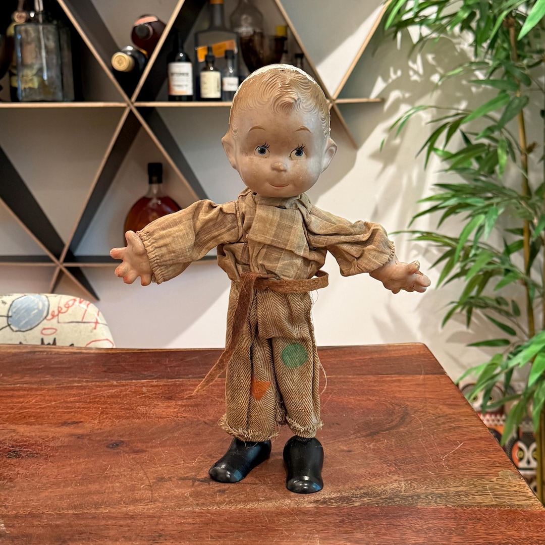 Antique 1930s Sunny Sam Flexy Doll by Ideal Toy Company - 12.5 ...