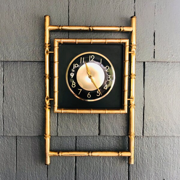Bamboo Clock - Etsy