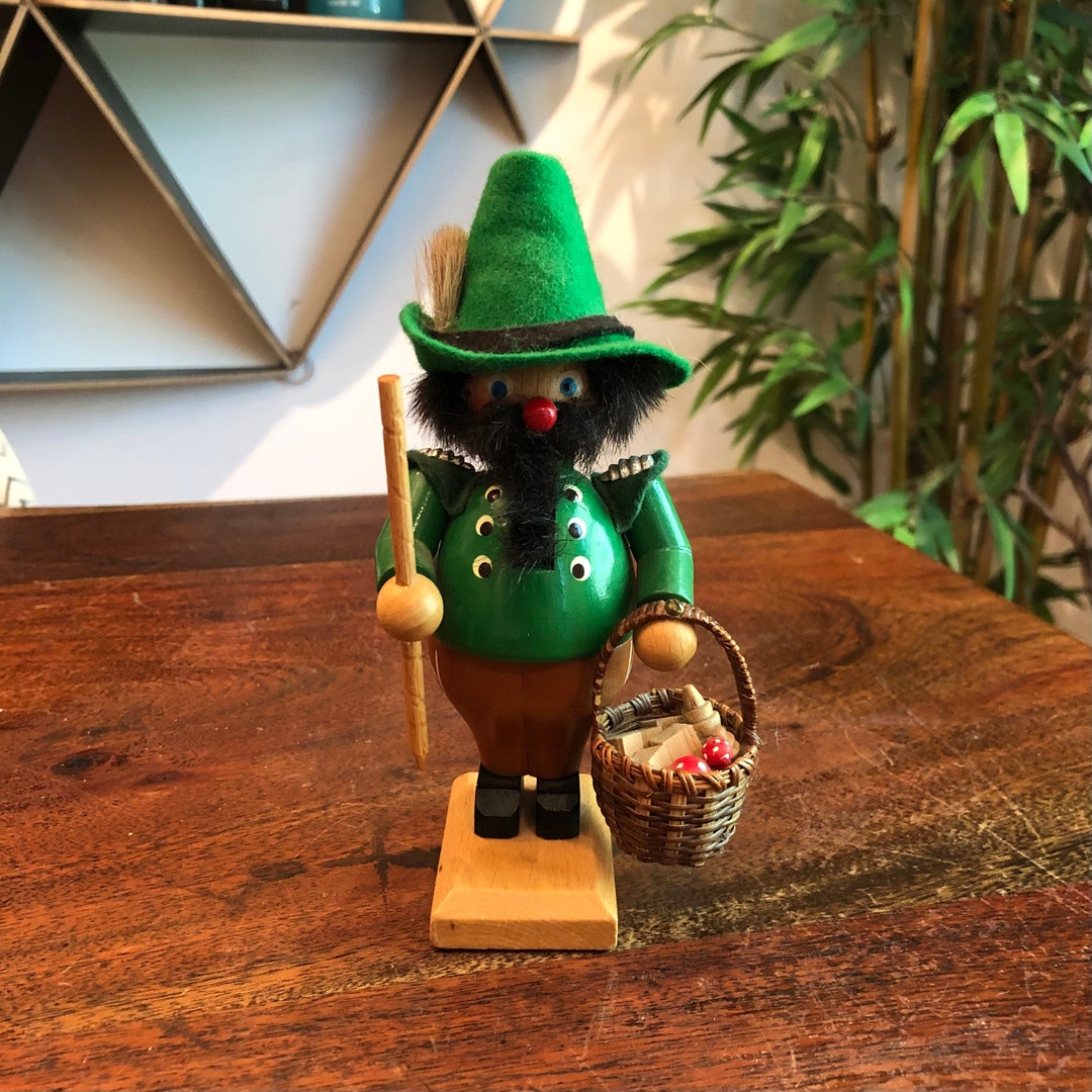 Vintage German Steinbach Miniature Wooden Woodsman 6.25" Collectors ...