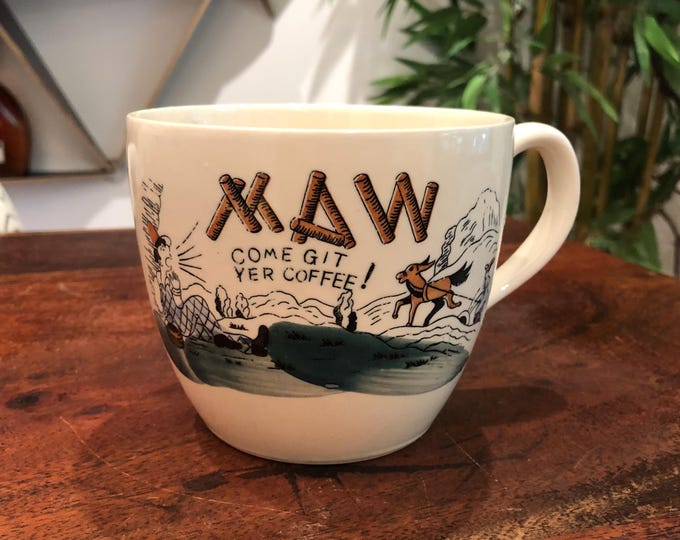 Mid Century MAW Come Git Yer Coffee! Hillbilly 28 Oz. Coffee Mug ...