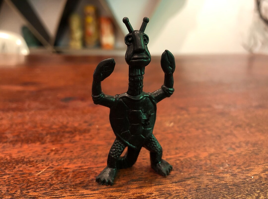 Vintage 1970's TIM-MEE TOYS Galaxy Laser Team Miniature Black Turtle ...