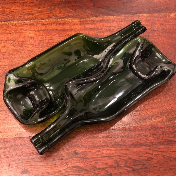 Fused Glass Wine Bottle - Etsy