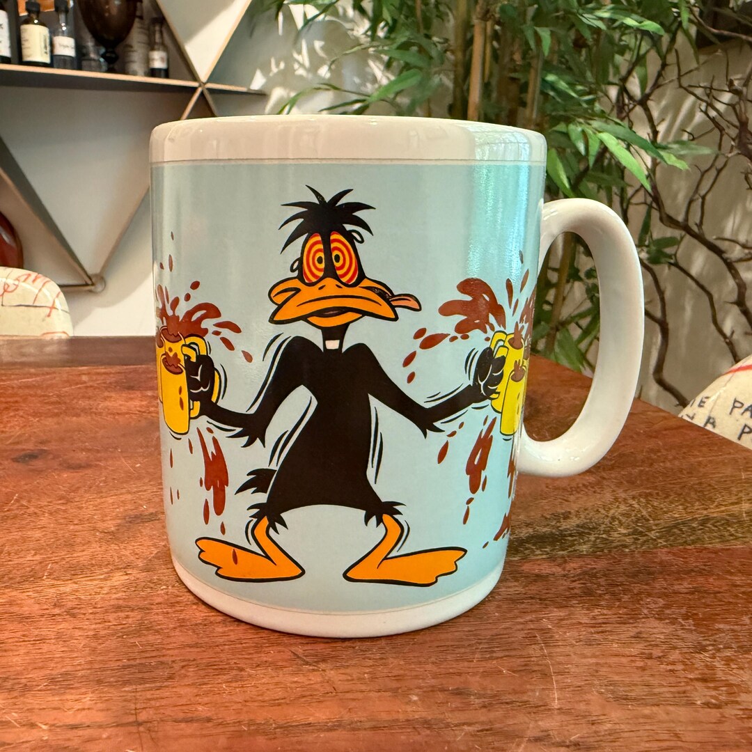 Vintage C. 1996 Giant Daffy Duck Coffee Mug by Warner Bros. - Cartoon ...