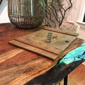 Vintage LAGER X Wooden Beer Crate Lid - Retro Bar Wall Hanging ...