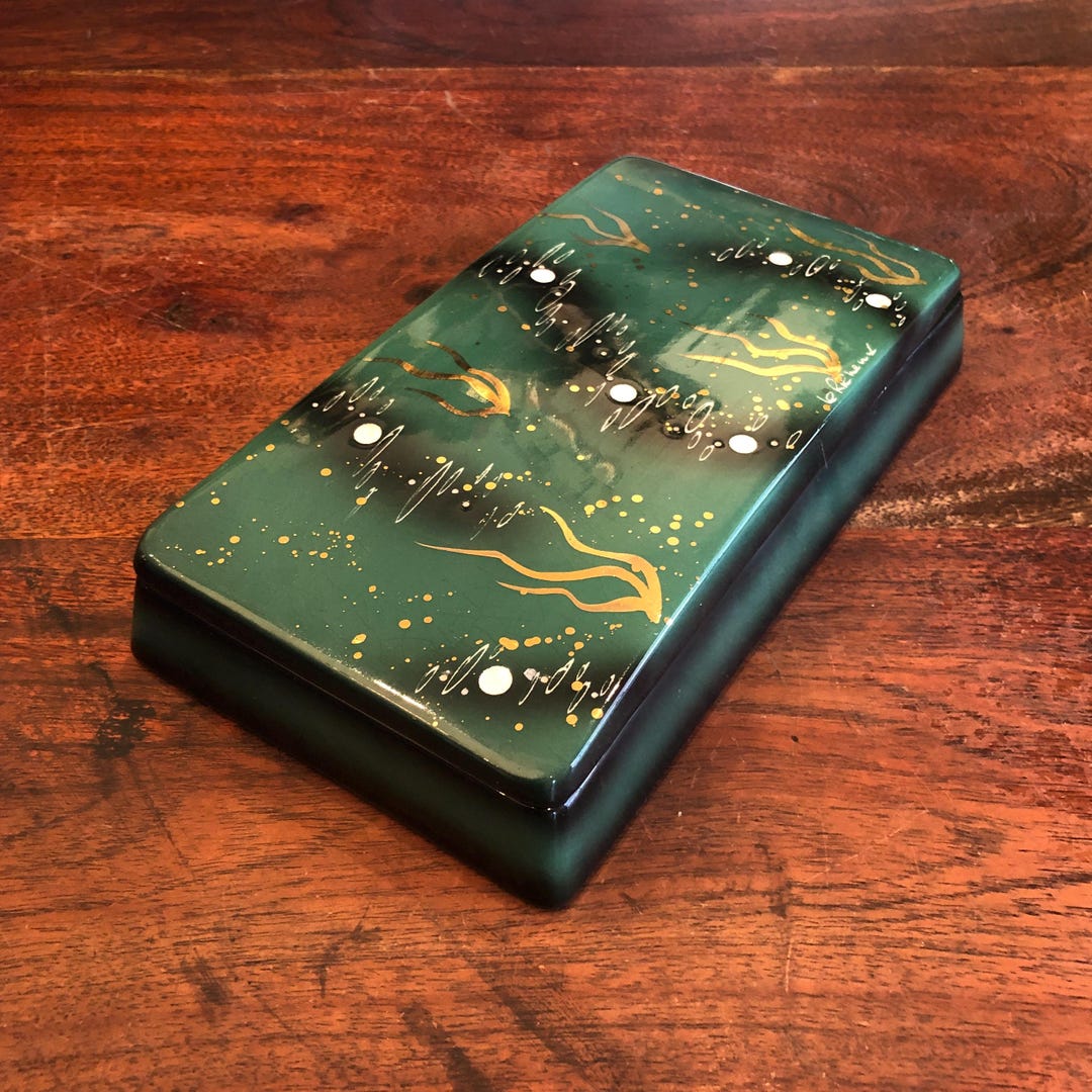 Mid Century Modern 1950's Signed Blue-green Underwater Ceramic ...