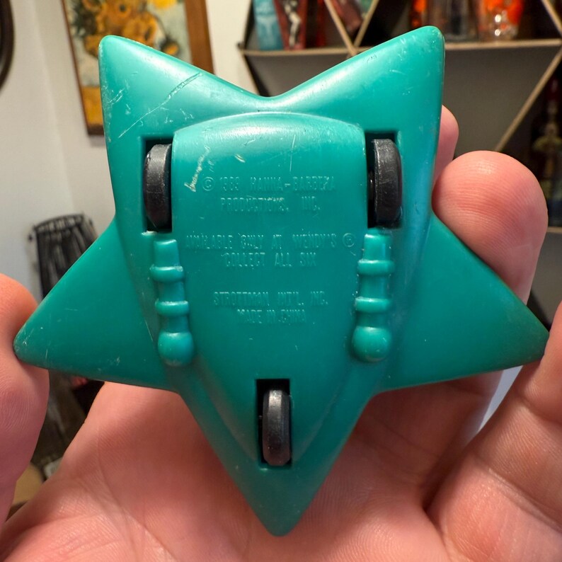 Vintage C. 1989 the Jetsons Astro in Star Shaped Flying Car Push Toy by ...