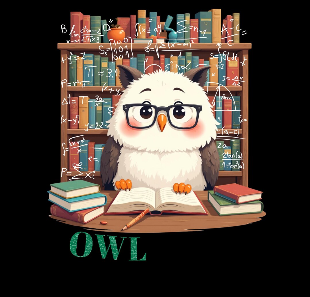 Back to School Owl Hoodie, Owlways Thinking Kids Hoodie, Smart Owl ...