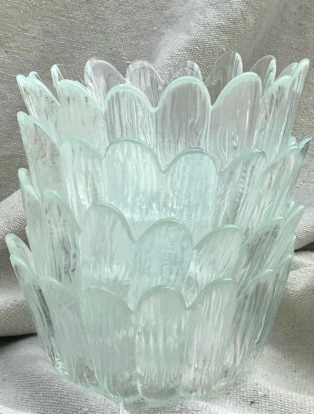 Set of Kitsch Sunflower Glass Cereal Bowls - Etsy