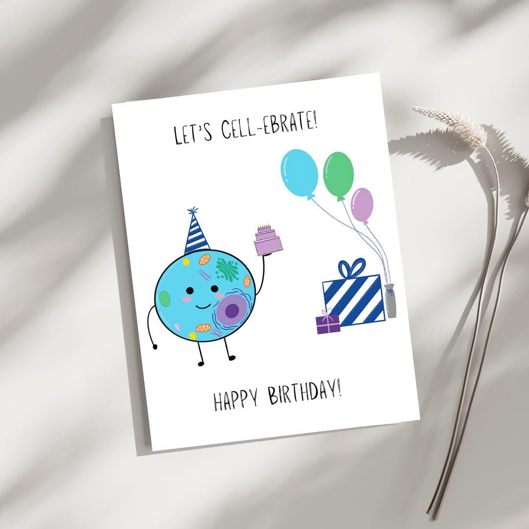 Happy Birthday, Let's Celebrate, Cell, Greeting Card, Thinking of You ...