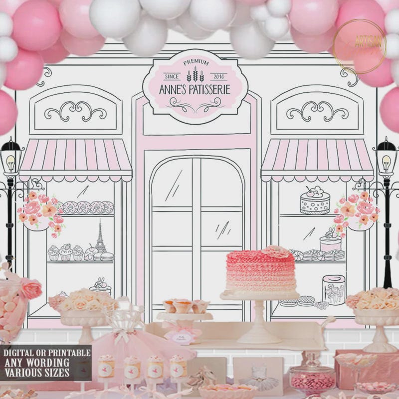 Bakery Backdrop - Etsy