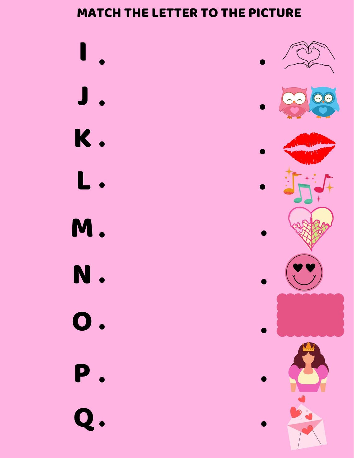 Valentine Alphabet Tracing Worksheet | ABC Learning Activity - Etsy