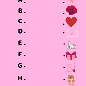 Valentine Alphabet Tracing Worksheet | ABC Learning Activity - Etsy
