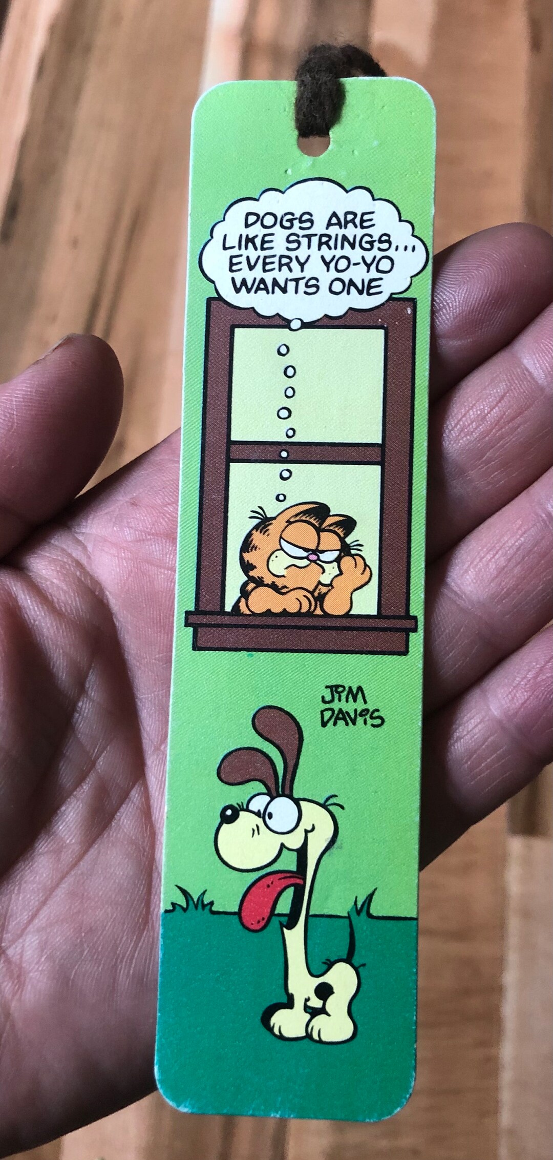 Vintage, 1978, Garfield Bookmark, Antioch Bookmark, Childhood Memories ...