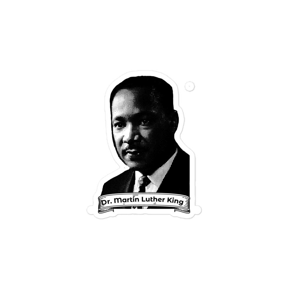 Dr Martin Luther King Vinyl Sticker Wall Art Decal Bubble-free - Etsy