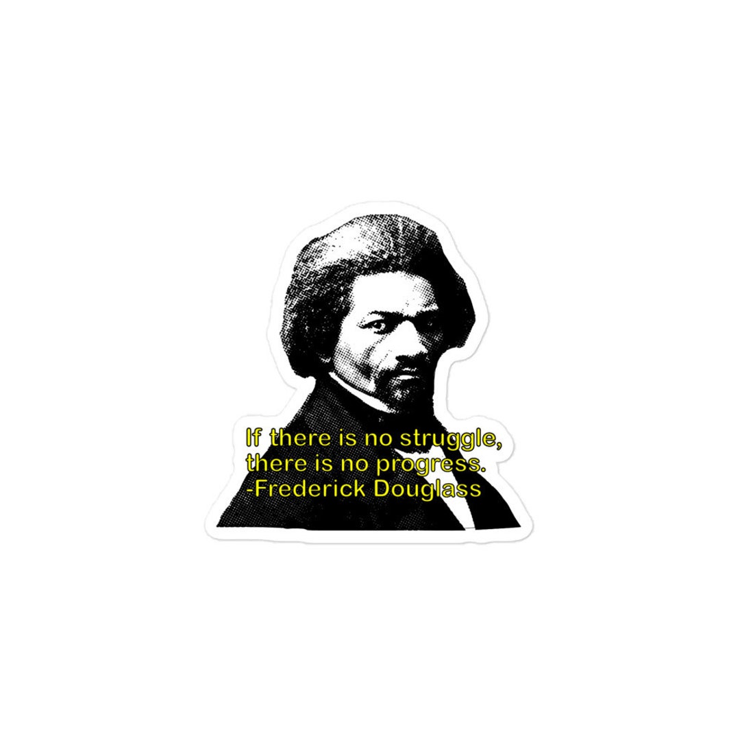 Frederick Douglass Sticker Inspiring Civil Rights Art - African ...