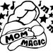 Mom Magic Digital Download Printable Art for Stickers, Cards, Crafts ...