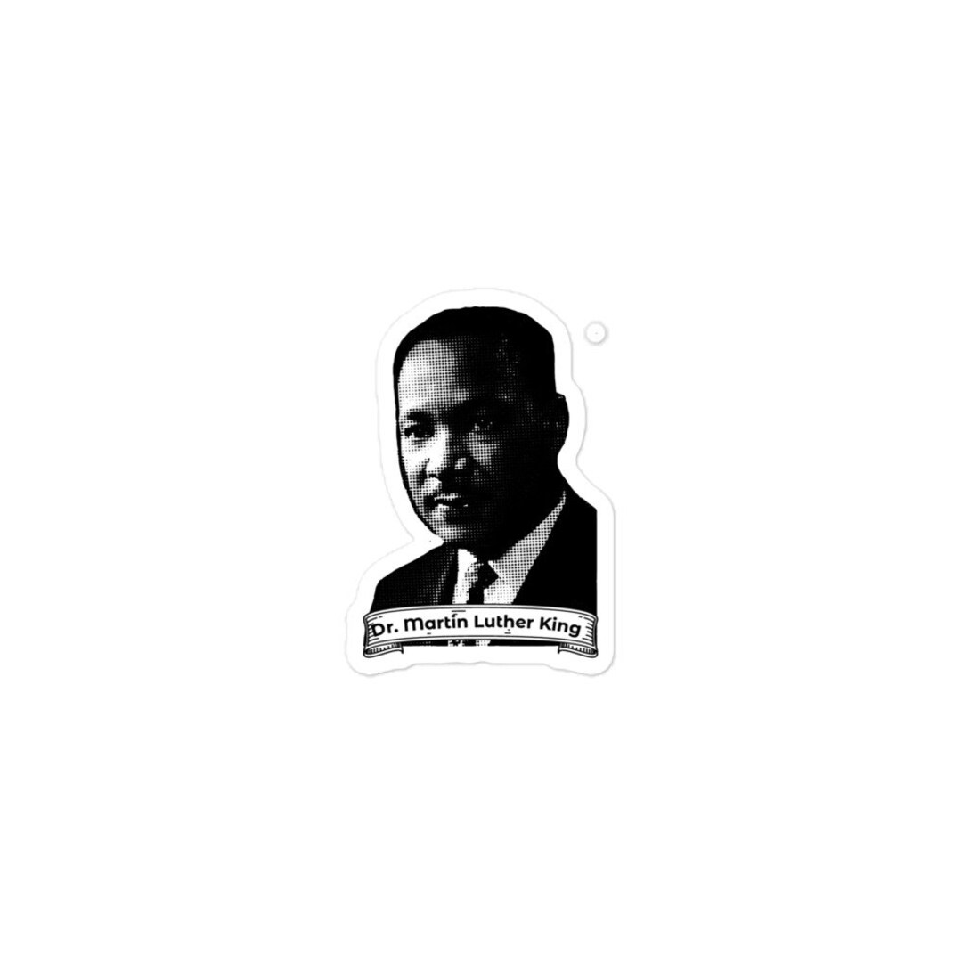 Dr Martin Luther King Vinyl Sticker Wall Art Decal Bubble-free - Etsy