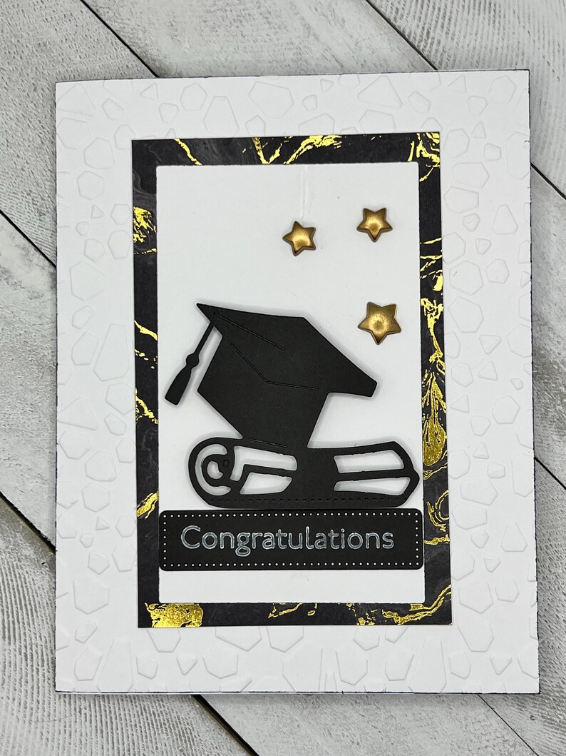 Handmade Graduation Card, Congrats Grad Card, Cap and Scroll Cards - Etsy