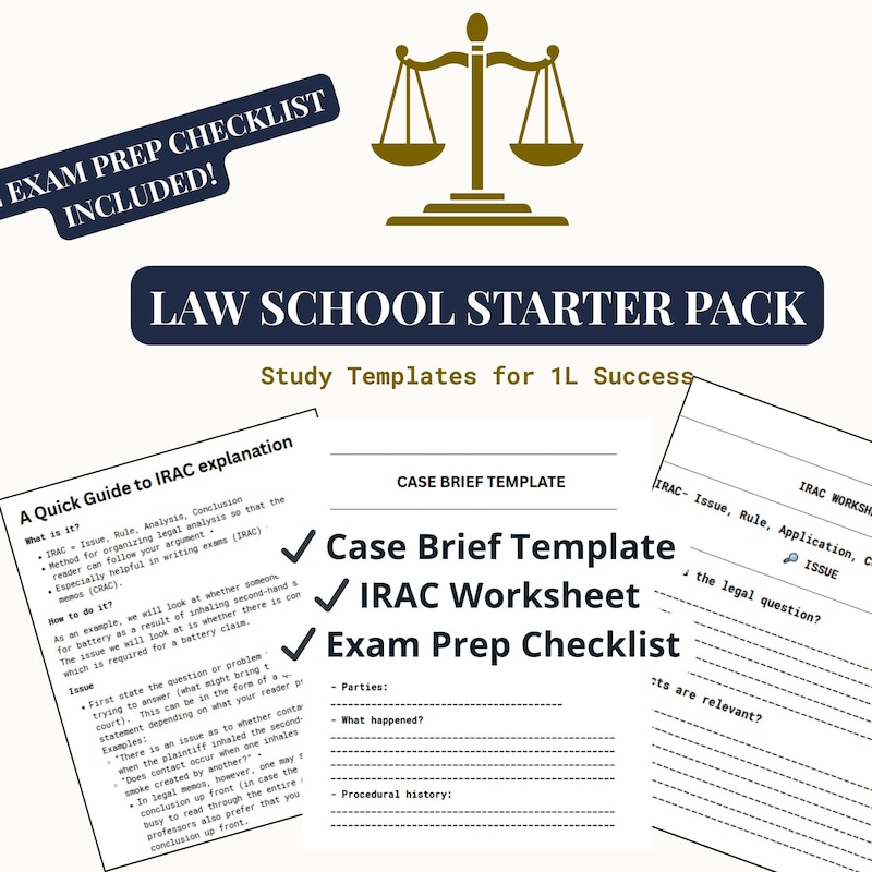 Study Guides Law School - Etsy UK