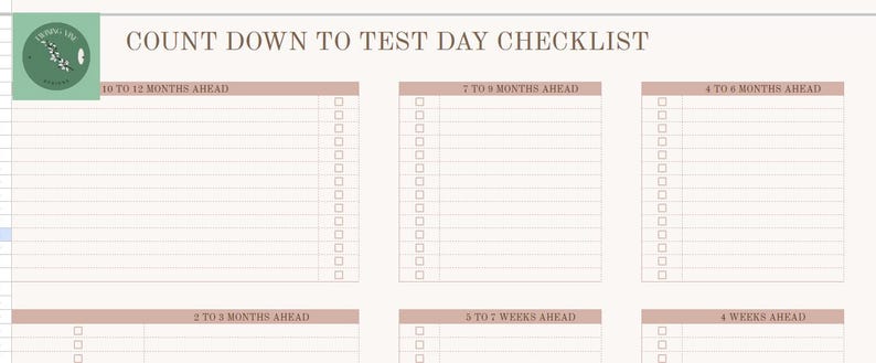 Study Schedule and Tracker | LSAT Exam Automated Google Sheet Template ...