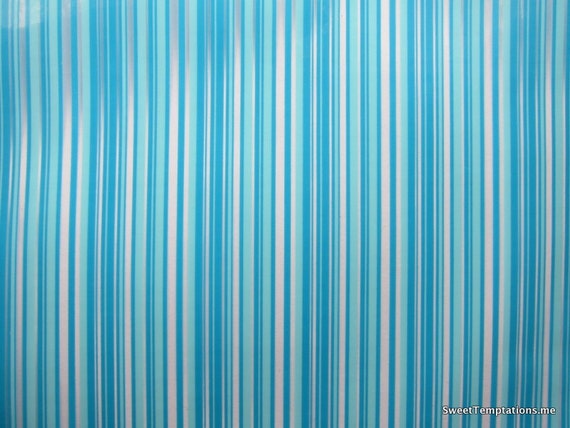 Blue Stripes Chocolate Transfer Sheet - Etsy