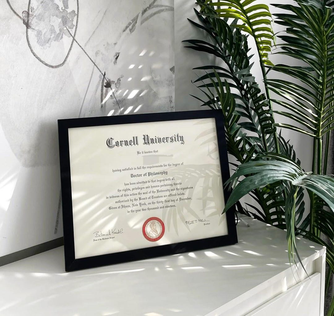 Wooden Diploma Frame 11x14 | Diploma Cover | High School Diploma ...