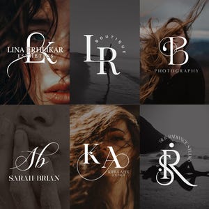 Custom Initial Logo Design: Hand-drawn Monogram Branding - Etsy