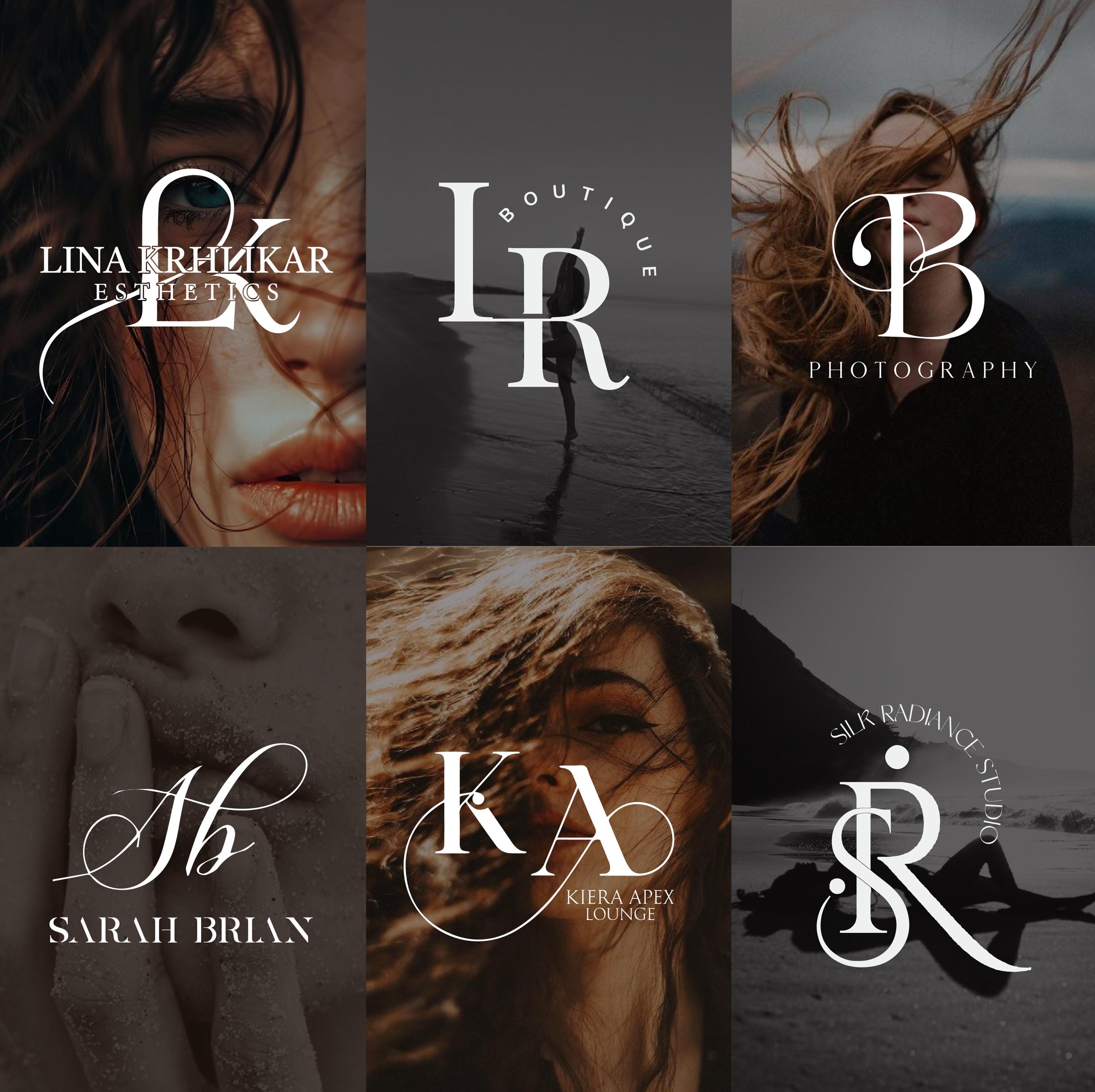 Custom Initial Logo Design: Hand-drawn Monogram Branding - Etsy