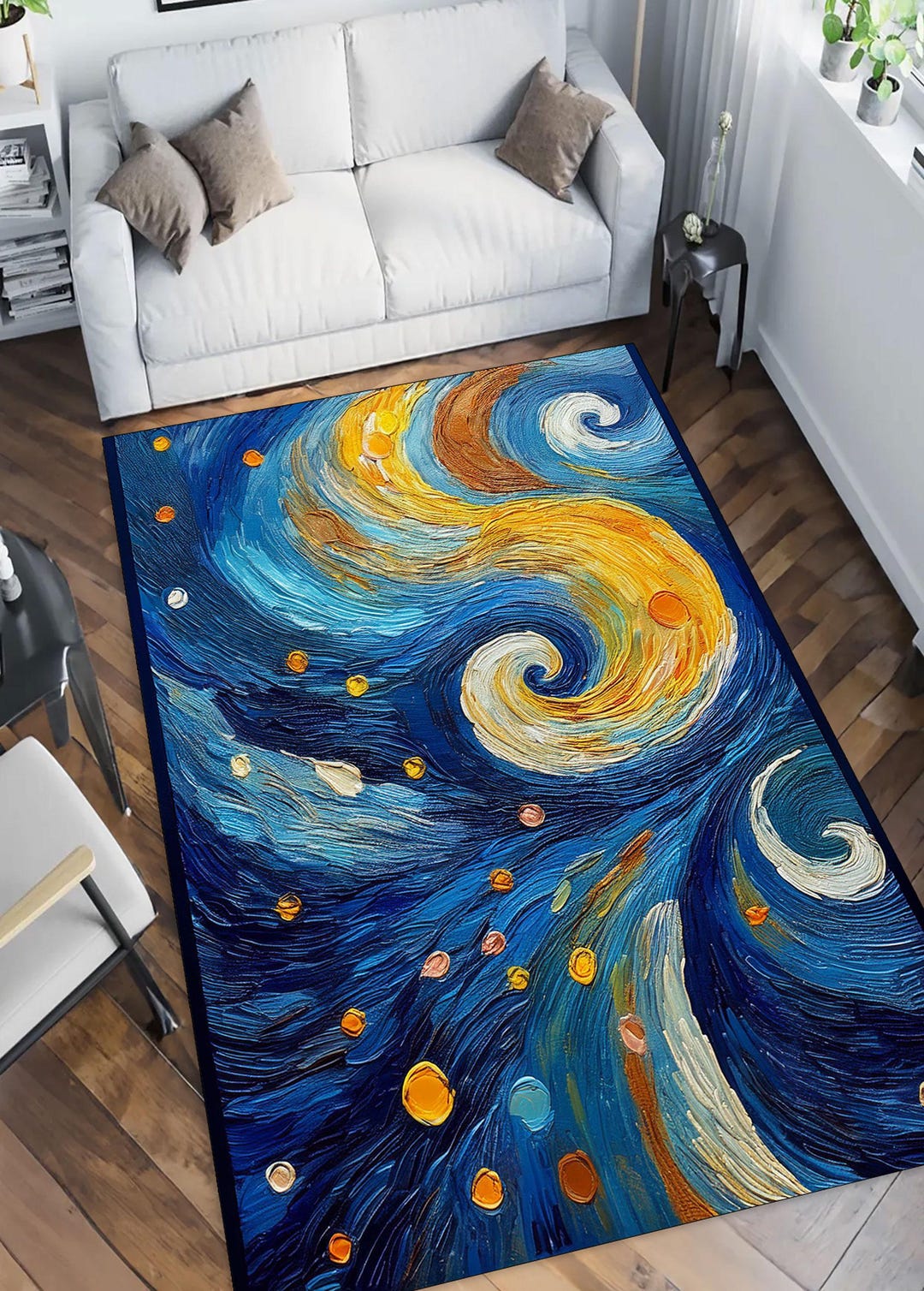Vincent Van Gogh, the Starry Night, Carpet, Van Gogh Painting, the ...