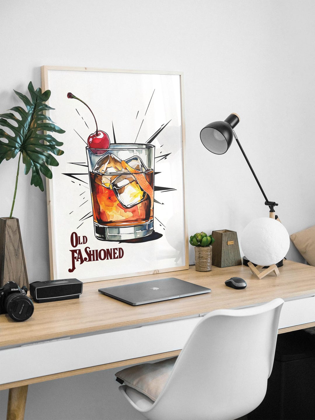 Cocktail Poster, Bar Decor, Vintage Drink Art Print, Home Bar Sign ...